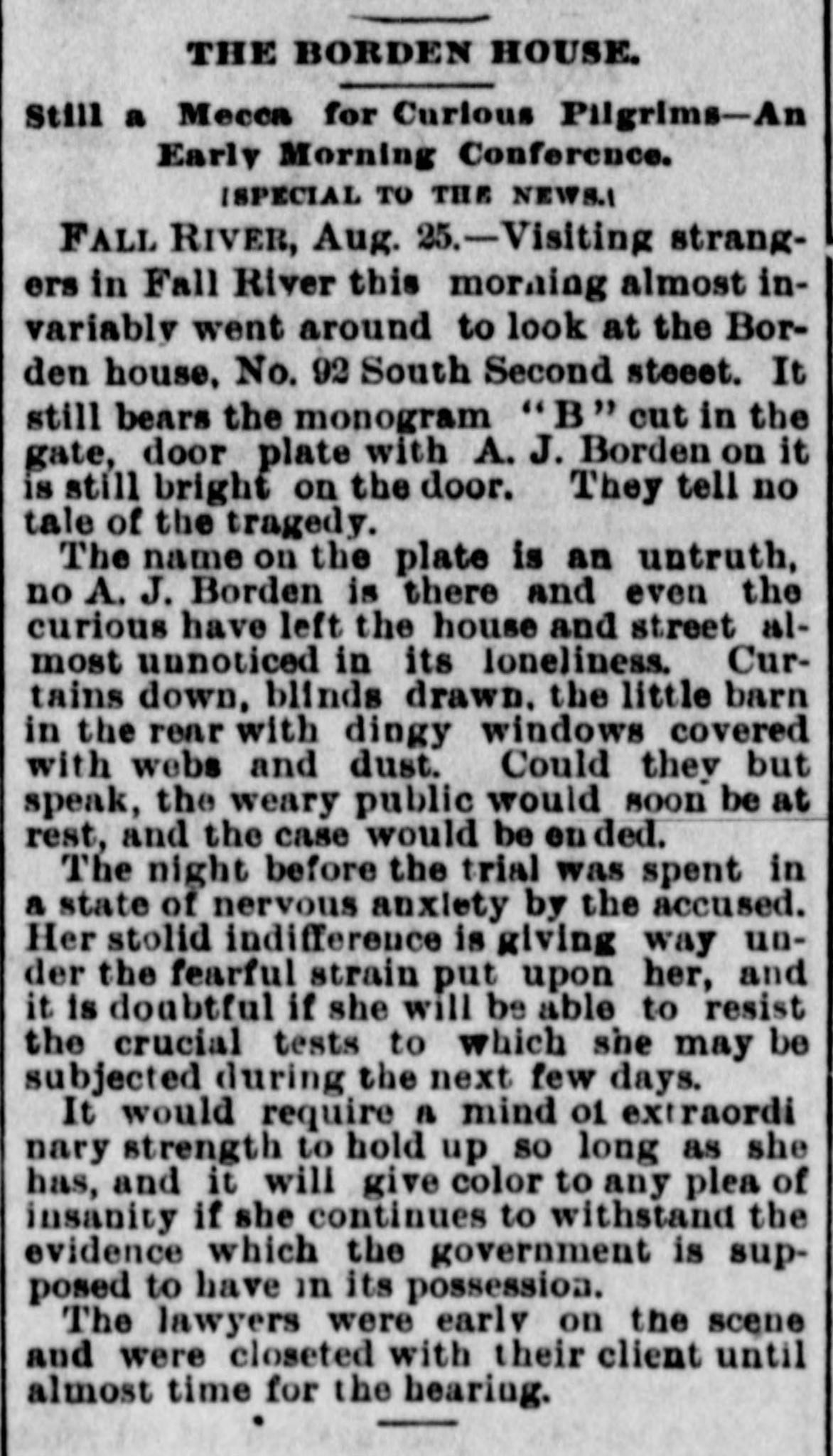 What’s on the Borden gate? – Lizzie Borden : Warps & Wefts